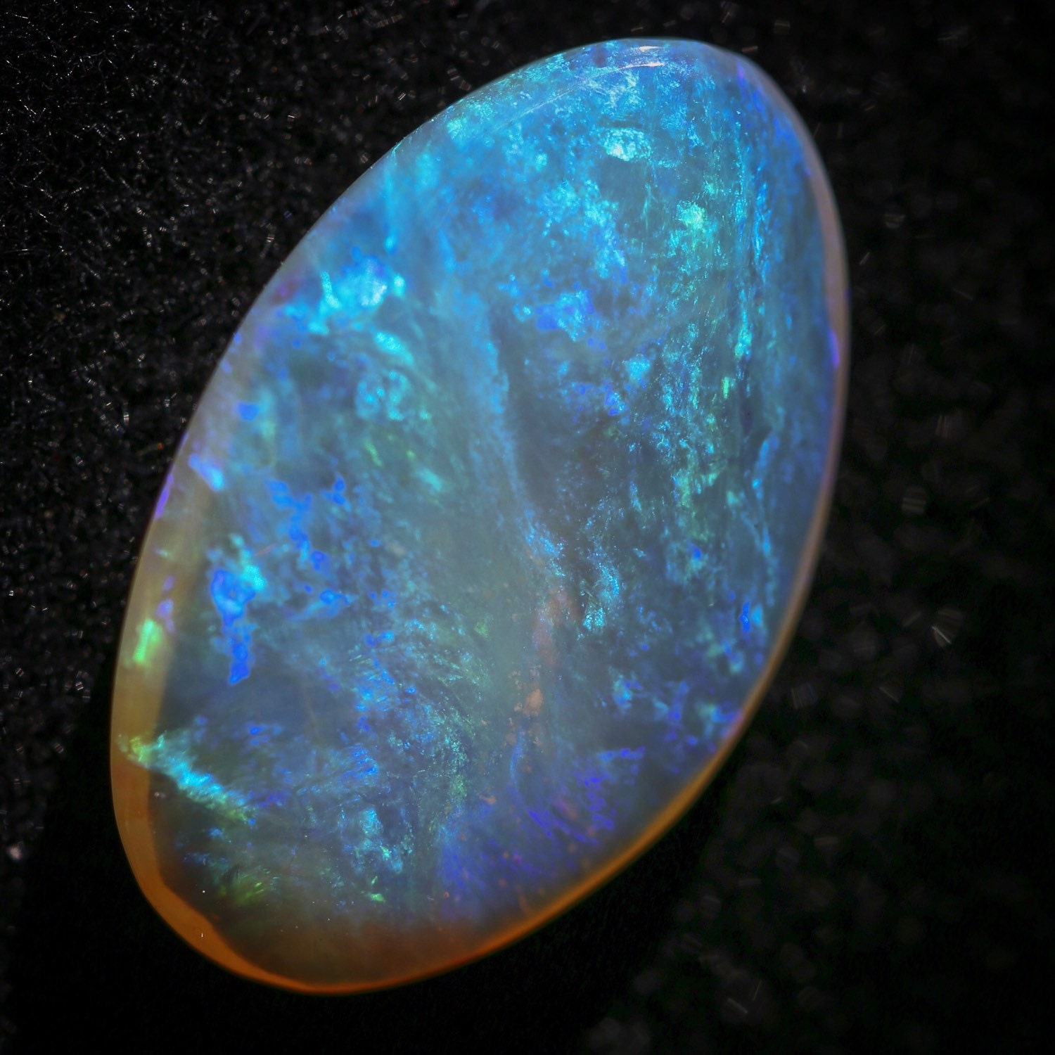 5.06 cts incredible Australian Opal green turquoise fire | Etsy