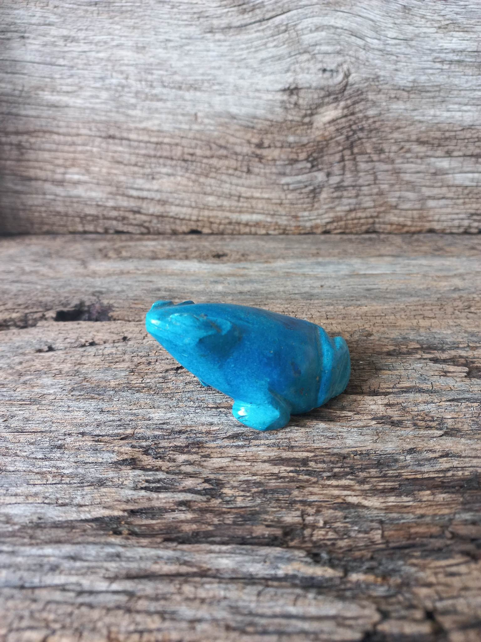 Vintage Turquoise Frog Amulet Symbol of Rebirth Creation Amphibian ...