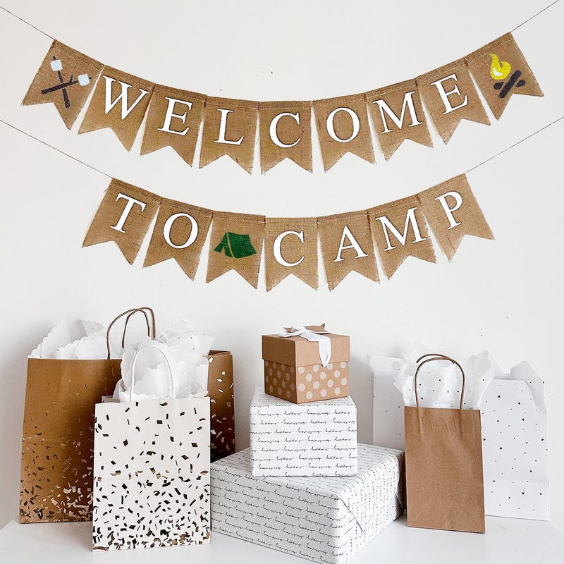 Camping Banner - Etsy