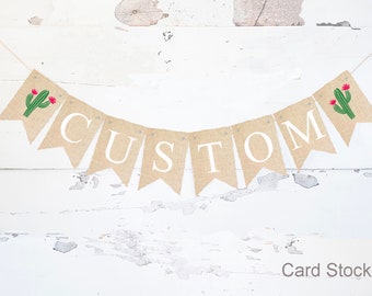 Cactus Party Decor - Etsy