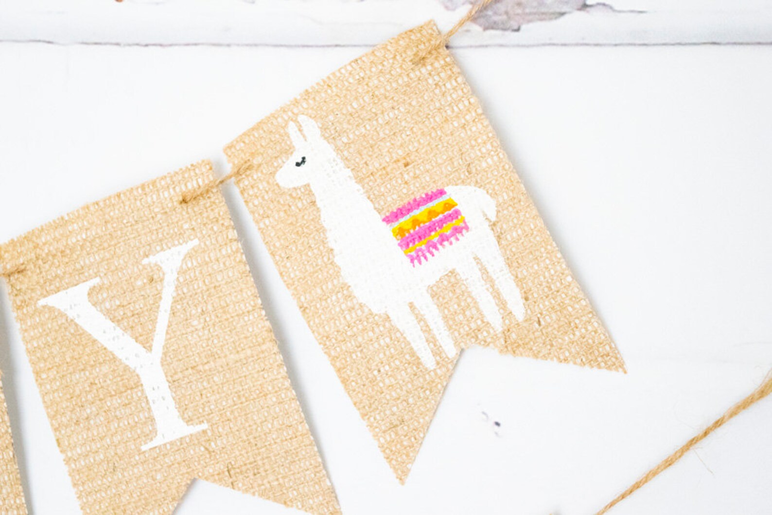 Llama Happy Birthday Banner B1090 | Etsy