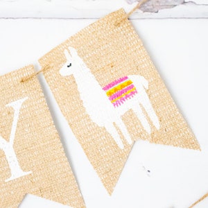 Llama Happy Birthday Banner B1090 - Etsy