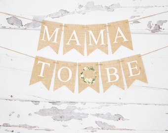 Mama to Be Banner | Etsy
