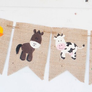 Farm Birthday Party Banner, Farmhouse Barnyard Party Decor, Farmyard ...