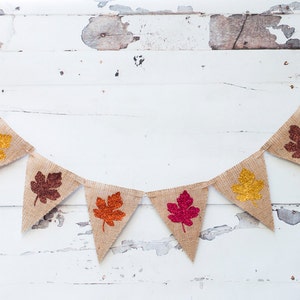Fall Leaves Banner, Autumn Leaves Banner, Fall Decor, Autumn Decor ...