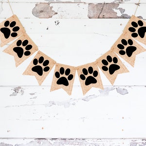 Pet Banner, Dog Banner, Pet Birthday Party Decor, Dog Birthday Party ...