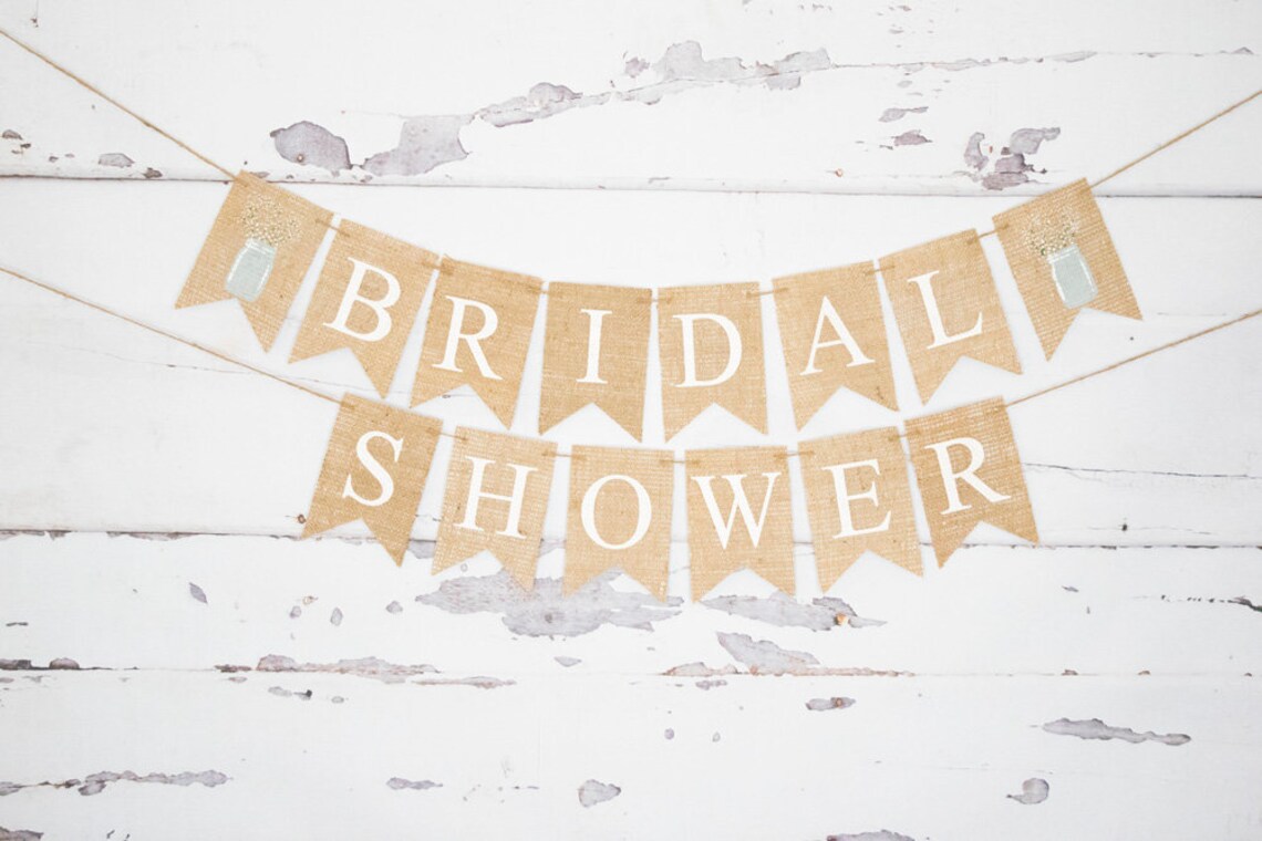 Bridal Shower Banner Bride to Be Banner Rustic Bridal Shower | Etsy