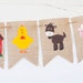 Farm Birthday Party Banner Farmhouse Barnyard Party Decor - Etsy