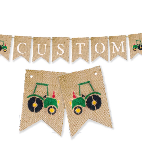 Tractor Banner - Etsy