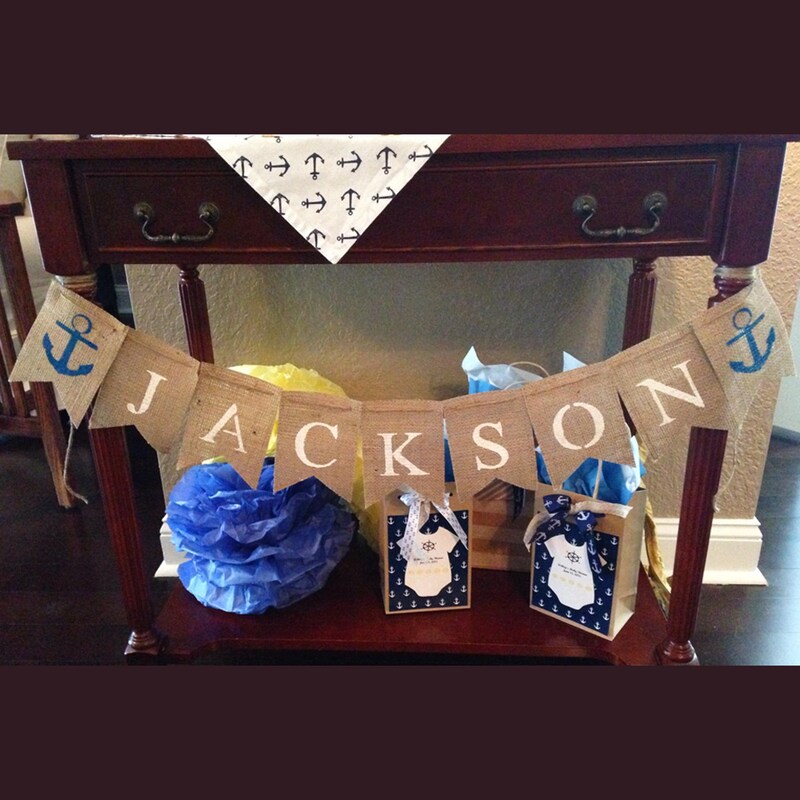 Anchor Banner - Etsy