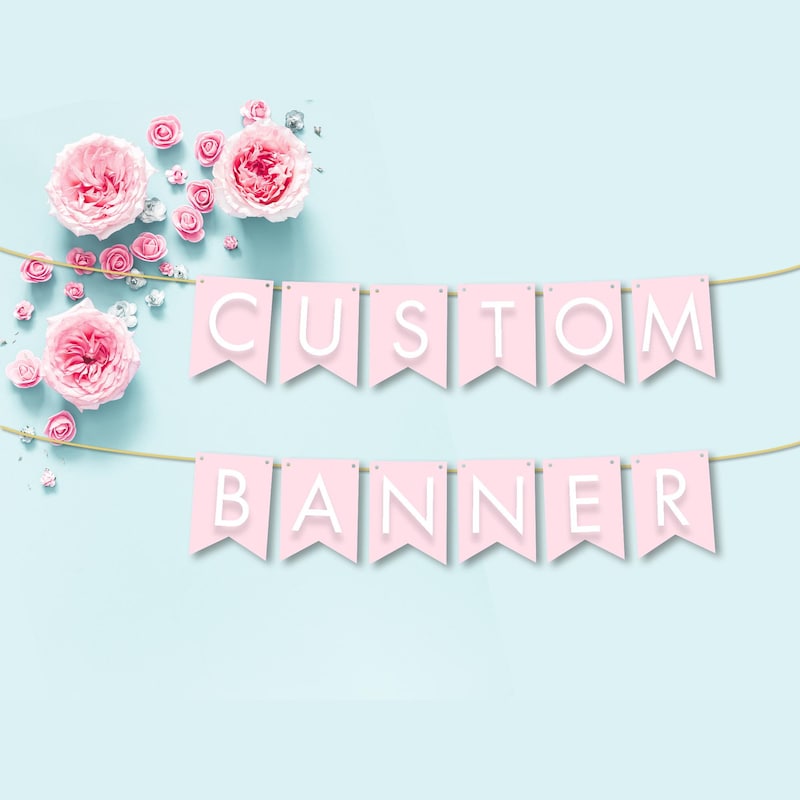 Hot Pink Banner - Etsy