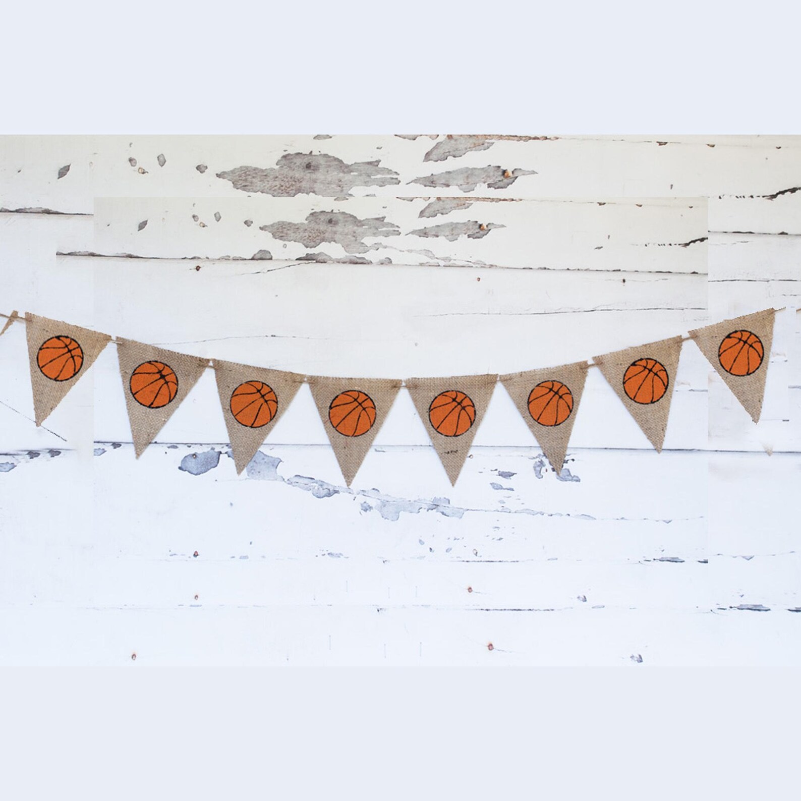Basketball Burlap Banner, Basketball Banner, Basketball Decor ...