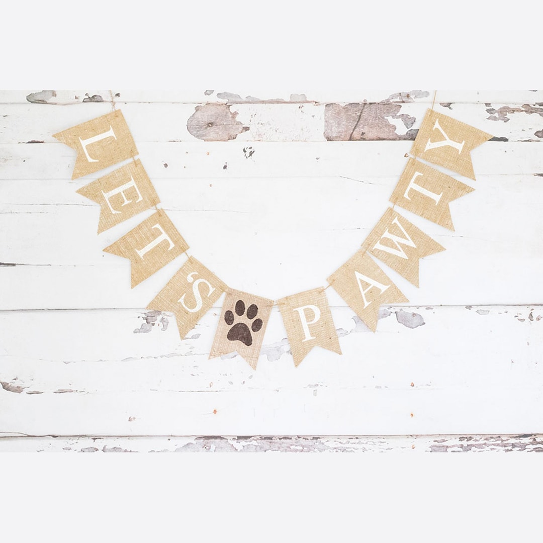 Pet Banner Dog Banner Pet Birthday Party Decor Dog Birthday - Etsy