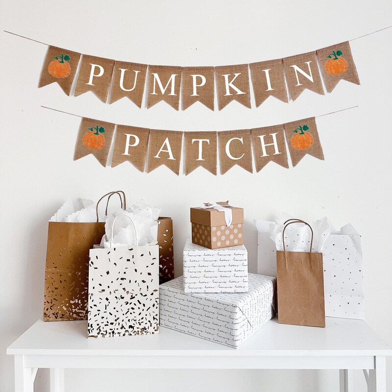 Pumpkin Banner - Etsy