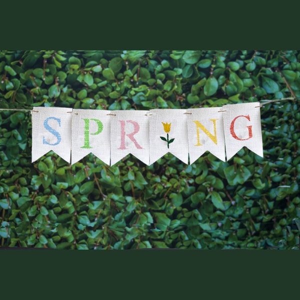 Spring Banner - Etsy