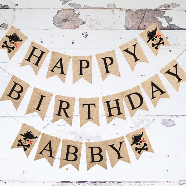 Pirate Banner - Etsy