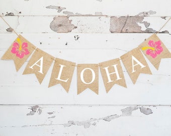 Luau Party Decor Luau Birthday Tropical Baby Shower Summer - Etsy
