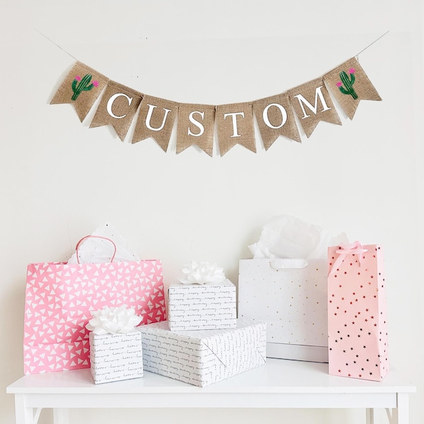 Cactus Party Decor - Etsy