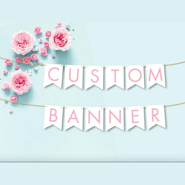 Personalized Banner - Etsy