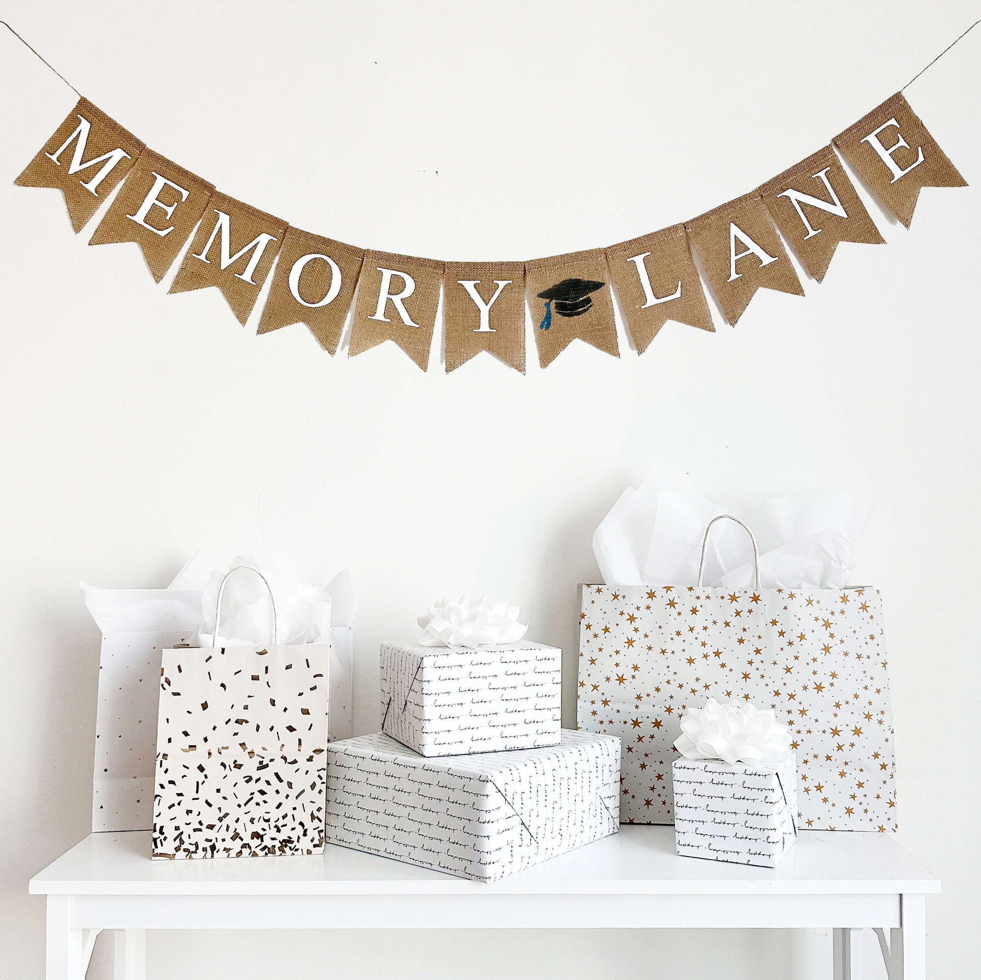 Memory Lane Banner, High School, College Graduation, Party Decor ...