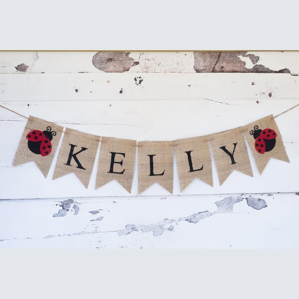 Ladybug Banner - Etsy