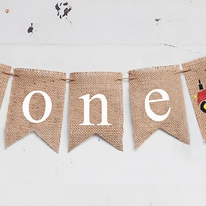 Red Tractor Banner, Farm Theme One Banner, Farm I Am One Banner ...
