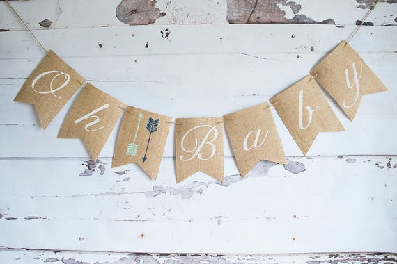 Tribal Baby Shower Banner Tribal Baby Shower Dekor, Tribal Willkommen