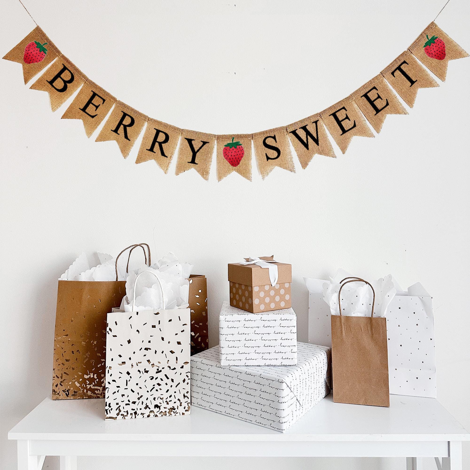 Strawberry Decorations | Berry Sweet | Strawberry Party | Berry First ...