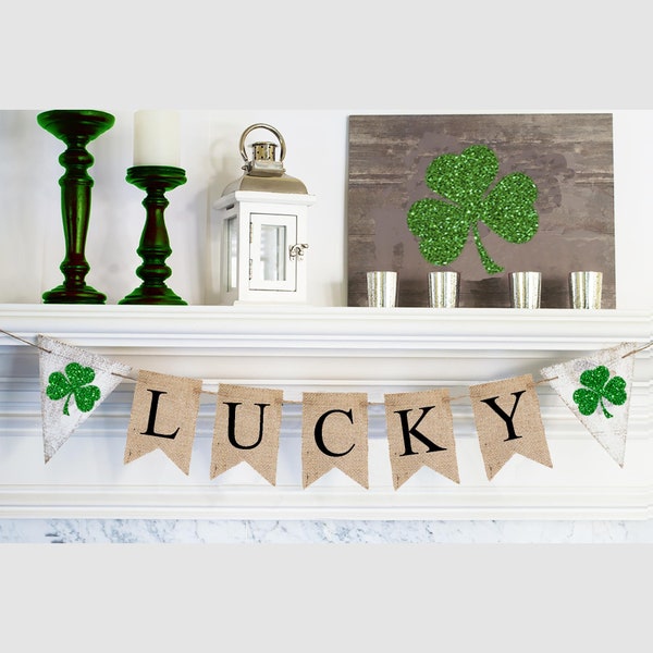St Patricks Banner - Etsy