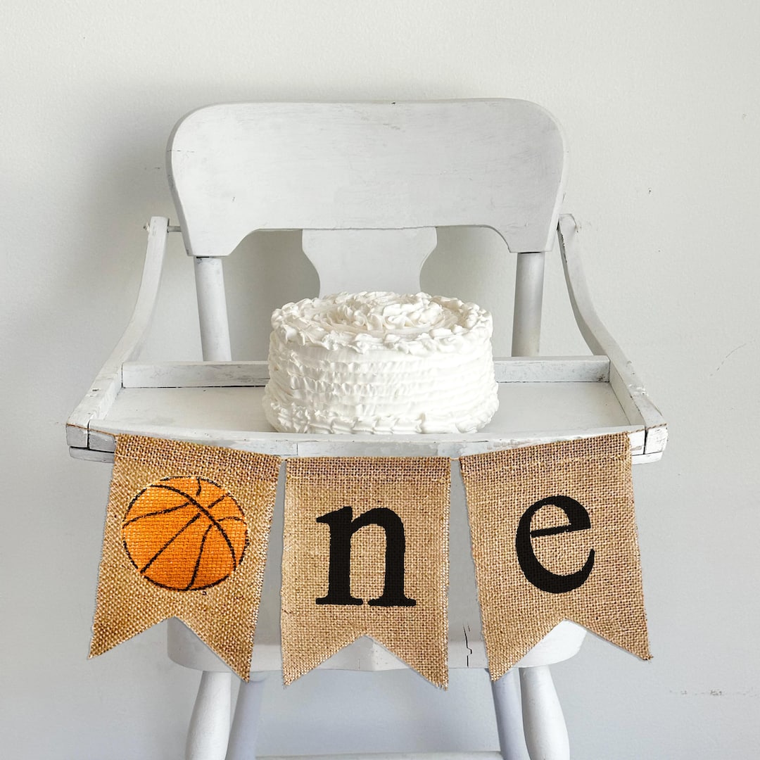 Basketball Banner, Sports Theme Birthday Party, Rookie of the Year ...