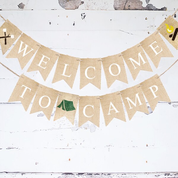 Camping Banner - Etsy