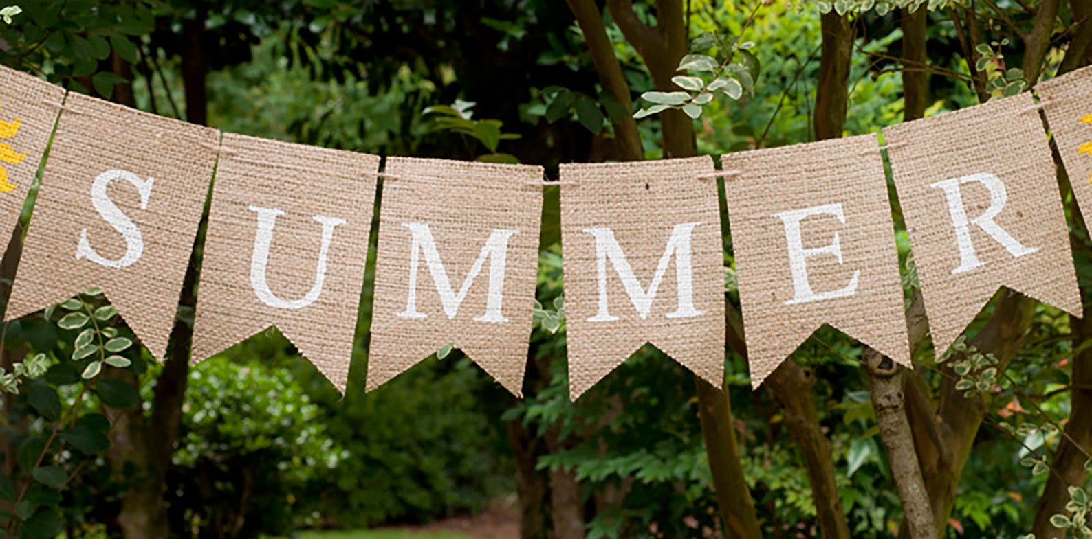 Summer Banner, Summer Decor, Summer Burlap Banner, Summer Sign, B144 - Etsy
