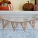 Fall Burlap Banner Fall Banner Fall Decor Fall Maple Leaf - Etsy