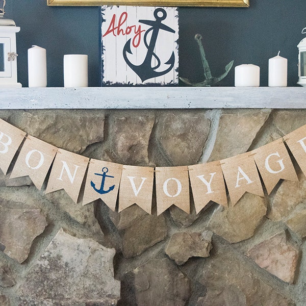 Bon Voyage Banner - Etsy
