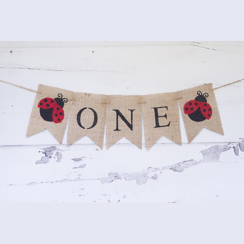 Ladybug Banner - Etsy