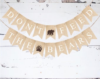 Don't Feed the Bears Sign - Etsy
