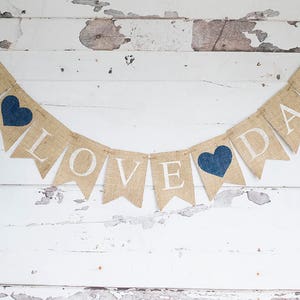 Father's Day Decor, I Love Dad, Happy Father's Day, Father's Day Banner ...