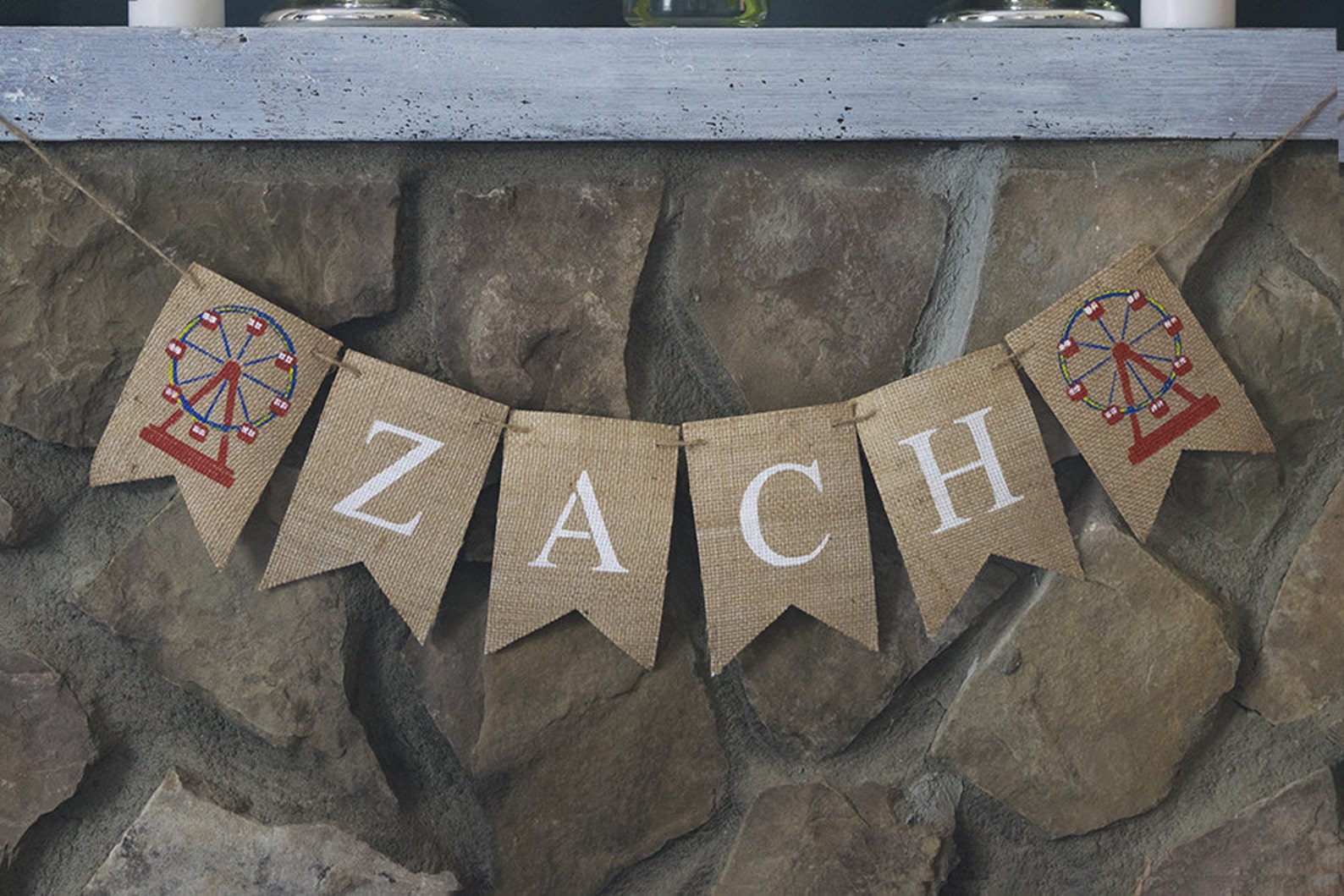 Carnival Party Banner Ferris Wheel Decor Carnival Theme - Etsy