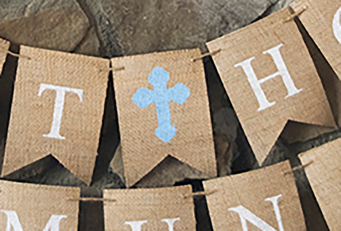 Boy's First Holy Communion Banner First Communion Decor | Etsy