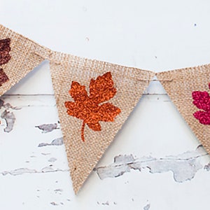 Fall Leaves Banner, Autumn Leaves Banner, Fall Decor, Autumn Decor ...