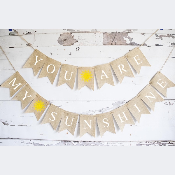 Sunshine Banner - Etsy