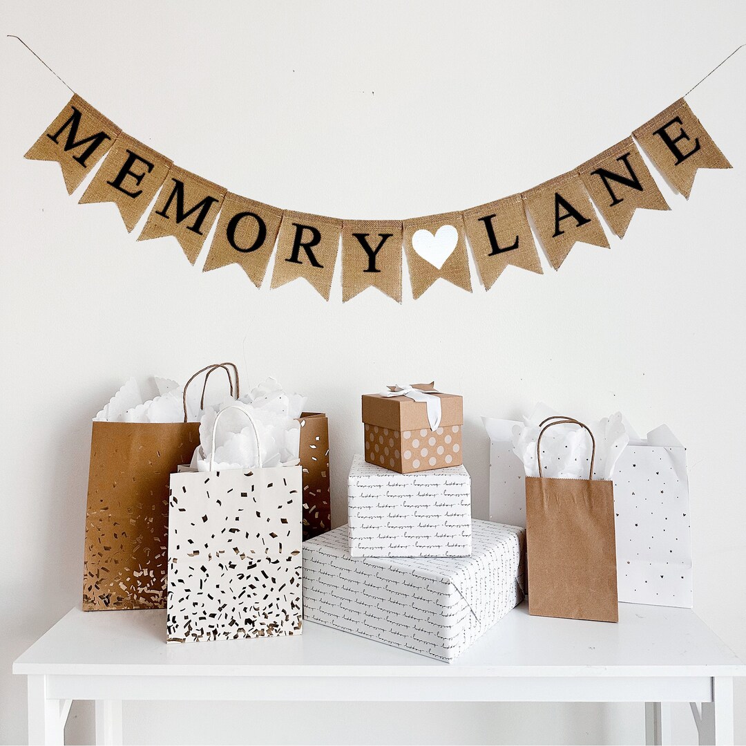 Memory Lane | Graduation Decorations | Retirement Party Themes | Family ...