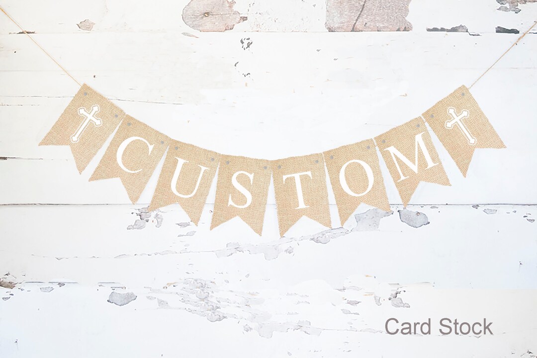 Confirmation Banner Baptism Banner Christening Banner First - Etsy