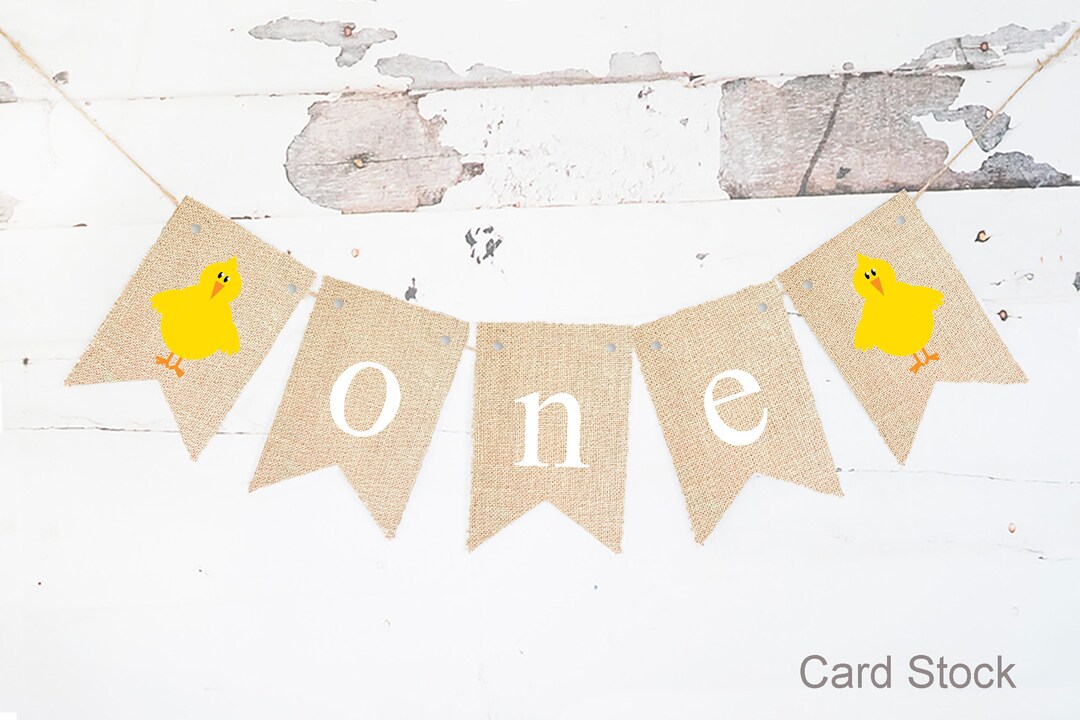 Chicken One Banner Farm First Birthday Party Decor Chicken - Etsy