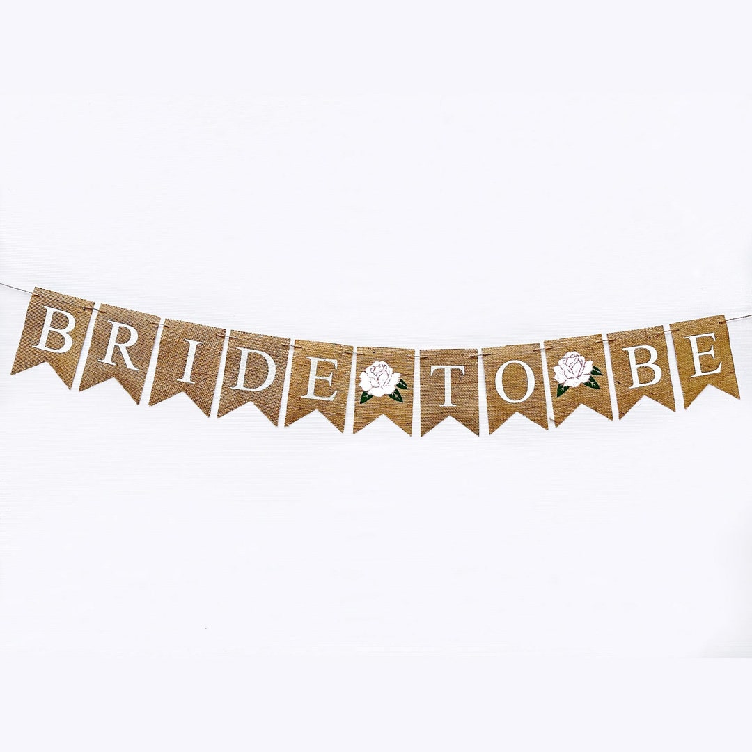 Bride to Be Banner for Bridal Shower or Bachelorette Party - Etsy
