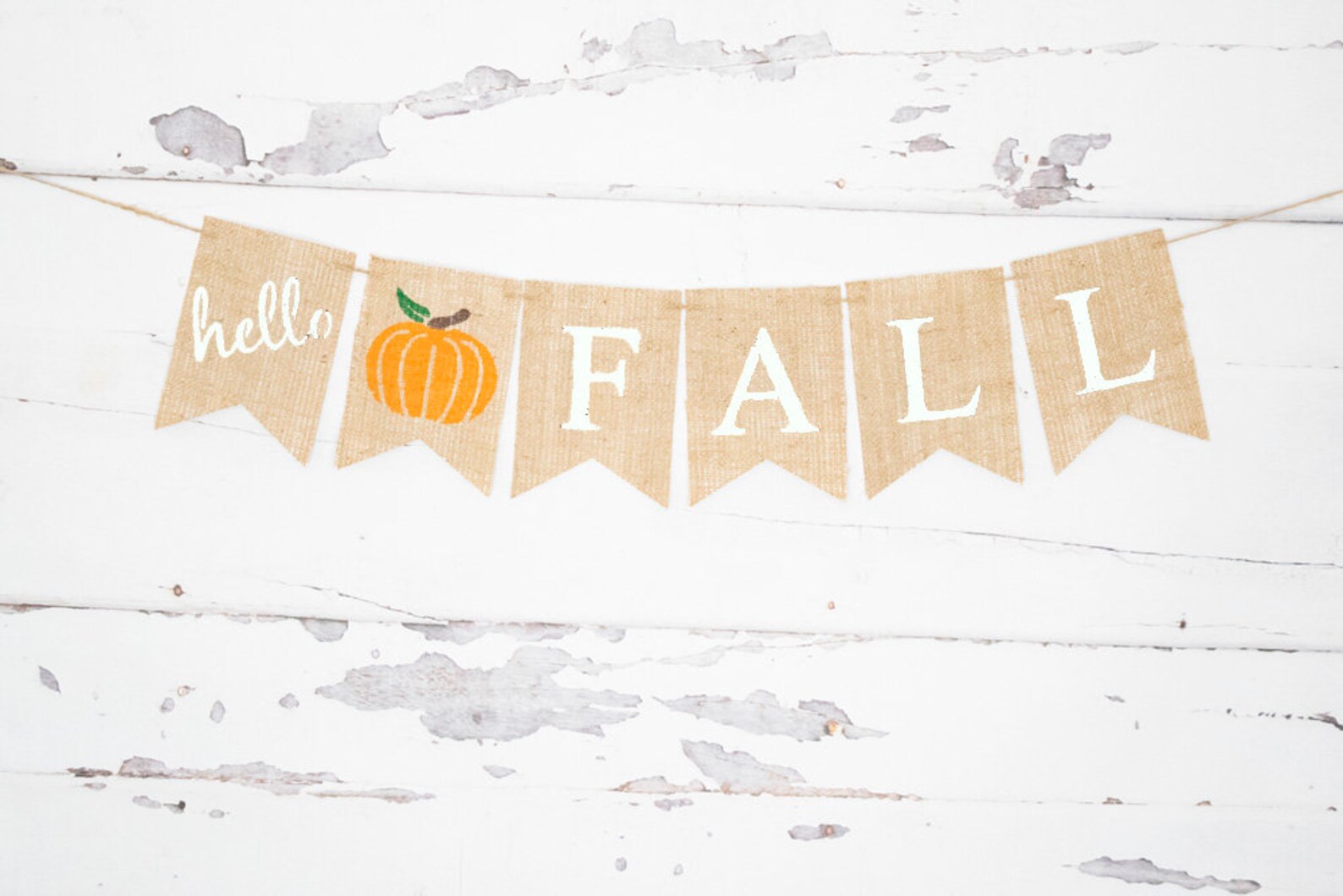 Fall Decor Hello Fall Banner Thanksgiving Decor Fall | Etsy
