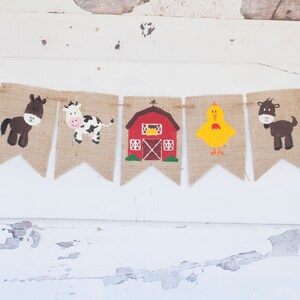 Farm Birthday Party Banner, Farmhouse Barnyard Party Decor, Farmyard ...