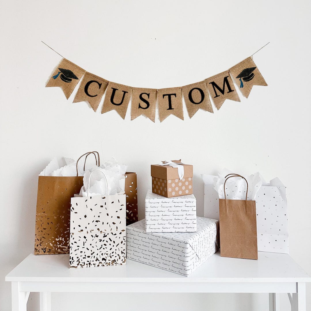 Graduation Banner, Personalized Graduation Decorations, High School or ...