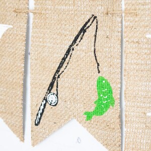 Baby Boy Fishing Banner for Gender Reveal or Baby Shower Decorations - Etsy