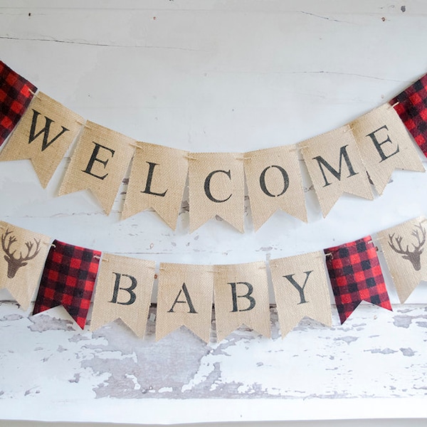 Lumberjack Banner - Etsy